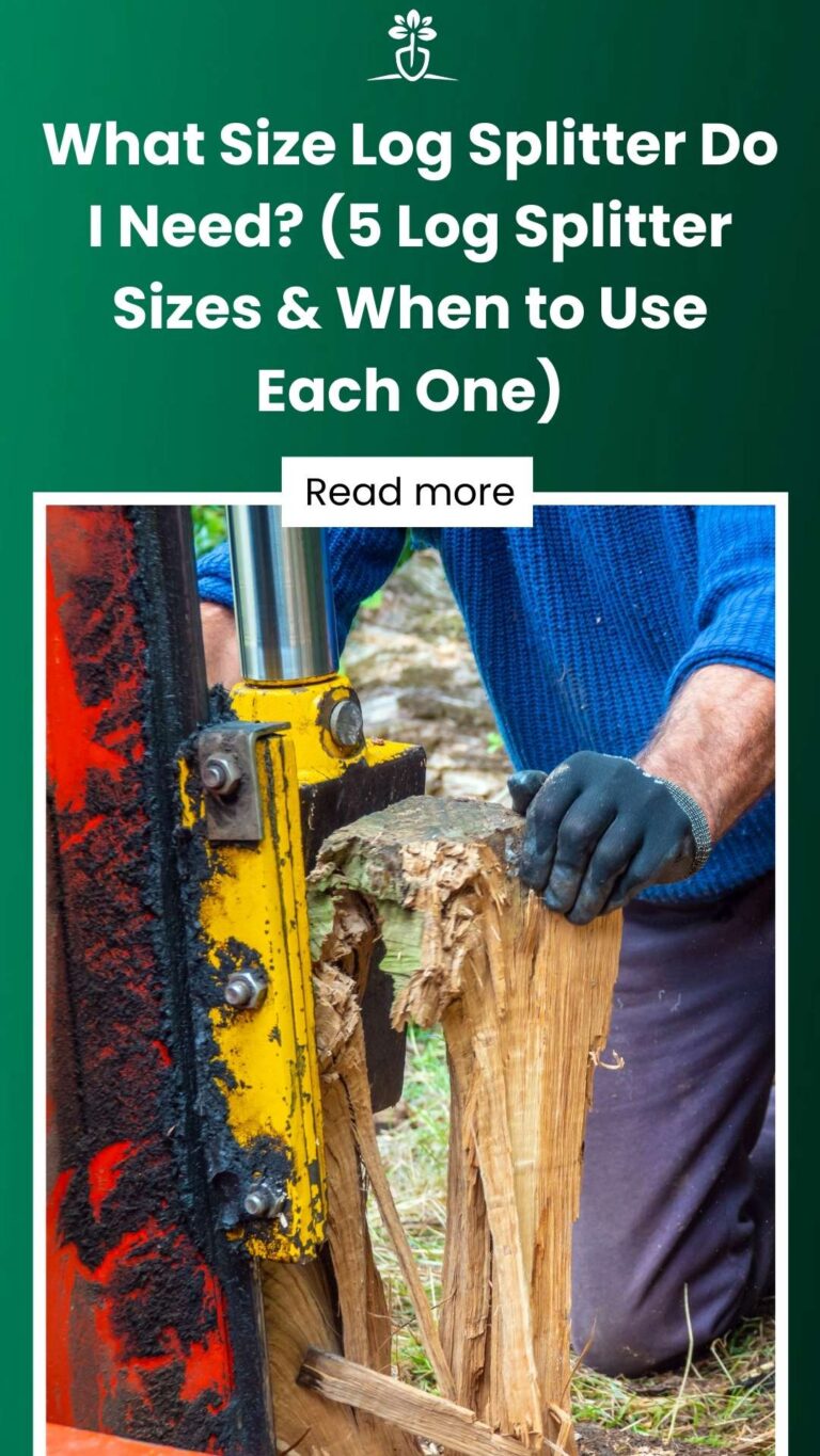 What Size Log Splitter Do I Need? (5 Log Splitter Sizes & When to Use ...
